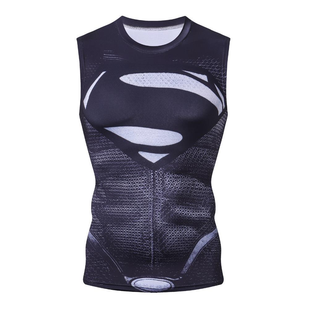 Black SUPERMAN Compression Tank Top – ME SUPERHERO