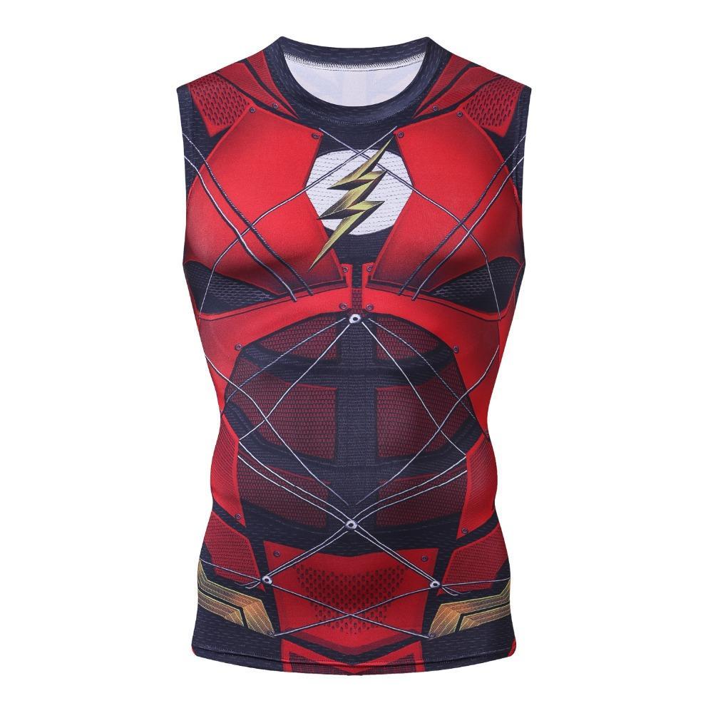 Cartoon Style FLASH Compression Tank Top – ME SUPERHERO
