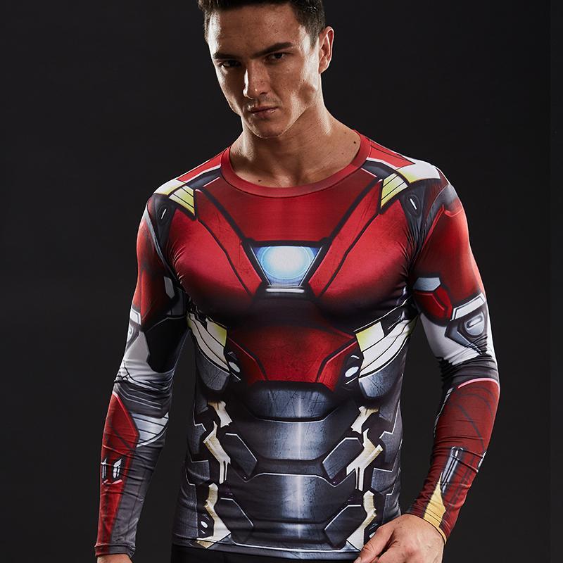 IRON MAN Compression Shirt for Men – ME SUPERHERO
