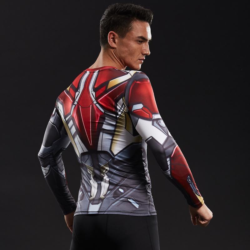 IRON MAN Compression Shirt for Men – ME SUPERHERO