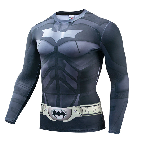 Dark BATMAN Long Sleeve Compression Shirt – ME SUPERHERO