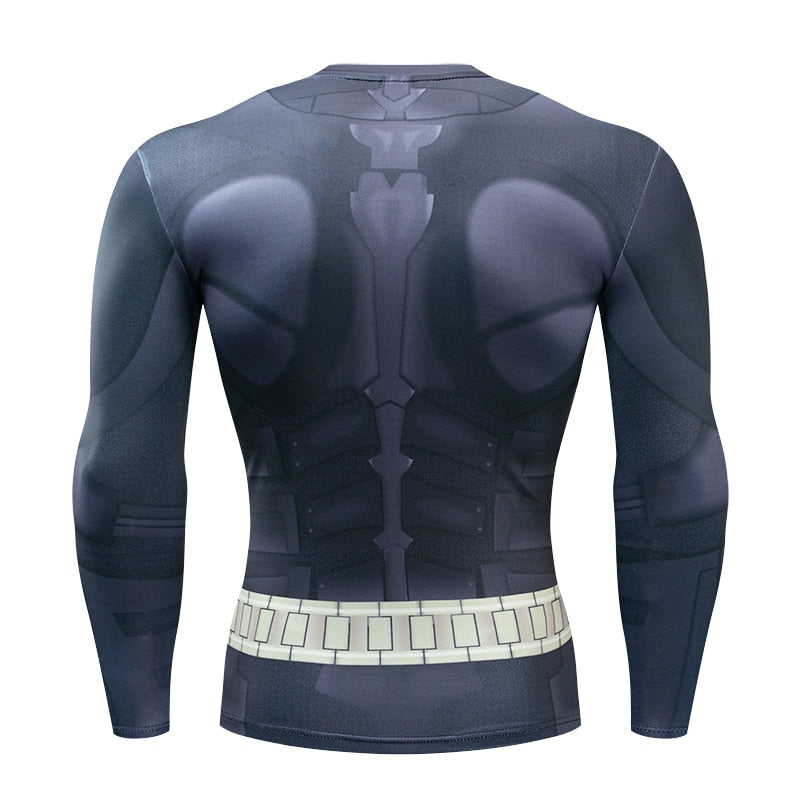 Dark BATMAN Long Sleeve Compression Shirt – ME SUPERHERO
