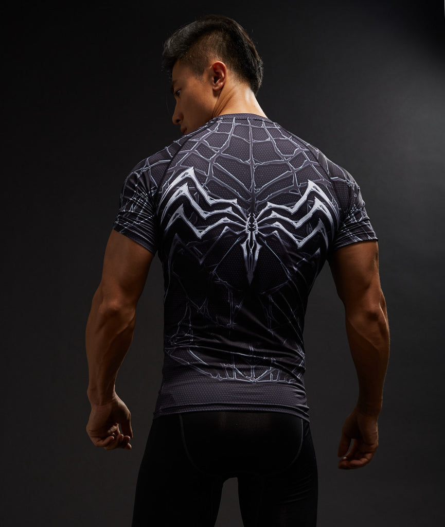 VENOM Short Sleeve Compression Shirt for Men – ME SUPERHERO